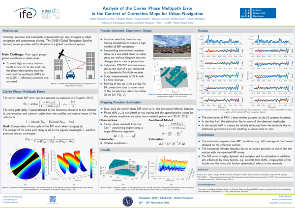 (PDF) Analysis of the Carrier Phase Multipath Error in the Context of Correction Maps for Urban ...