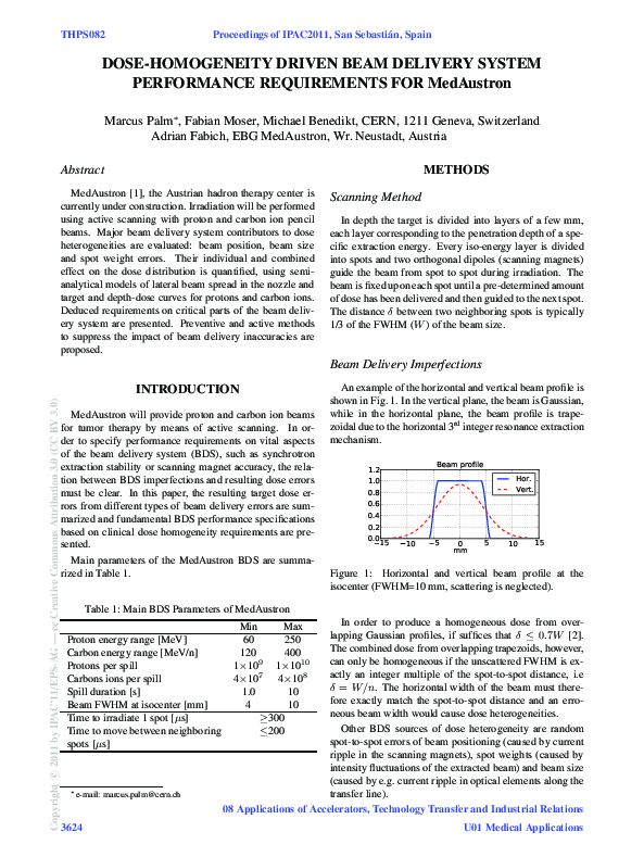 (PDF) MedAustron—Project overview and status