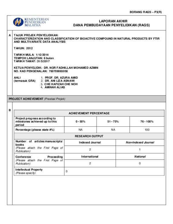 (PDF) Characterization And Classification Of Bioactive Compound In ...