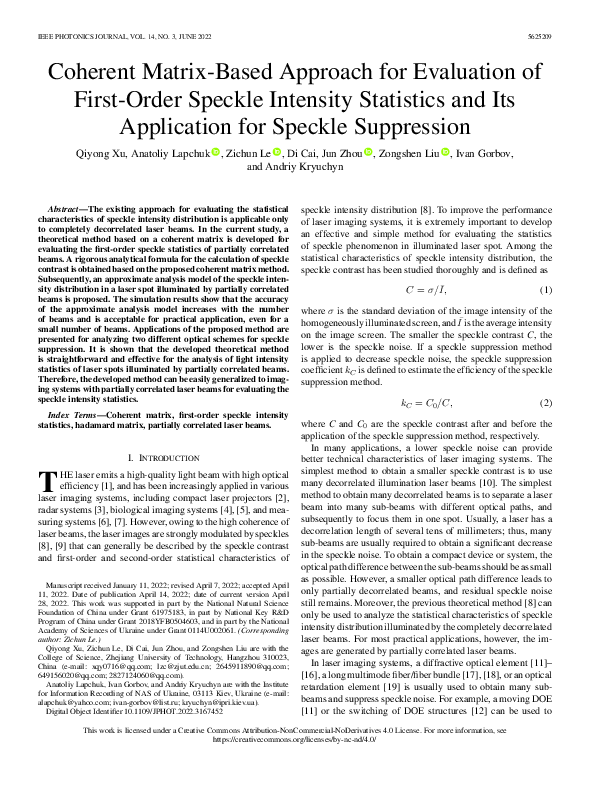 (PDF) Coherent Matrix-Based Approach for Evaluation of First-Order ... (PDF) Coherent Matrix-Based Approach for Evaluation of First-Order ...