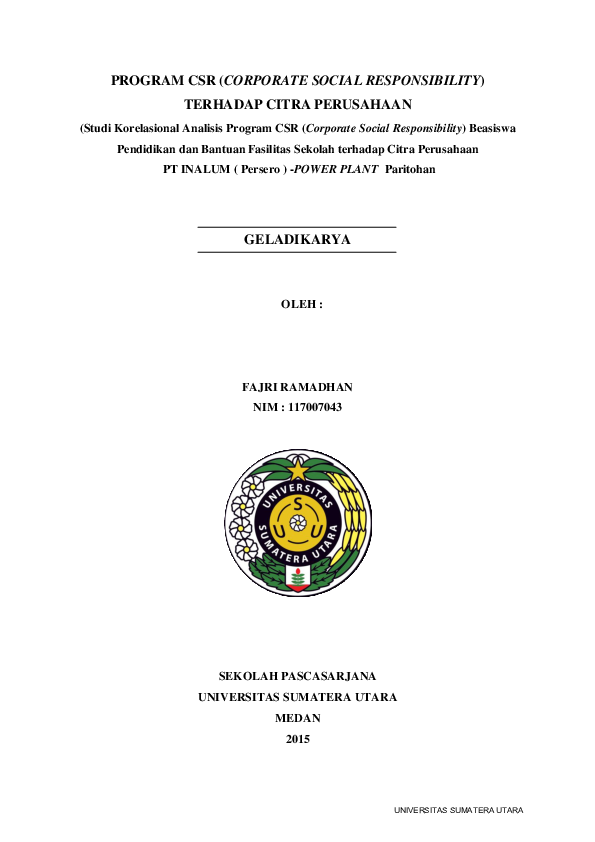 (PDF) Program CSR (Corporate Social Responsibility) Terhadap Citra ...