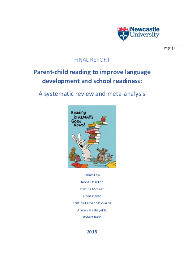 (PDF) Parent-child reading to improve language development and school ...