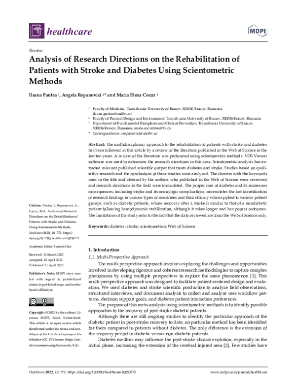 (PDF) Analysis of Research Directions on the Rehabilitation of Patients ...