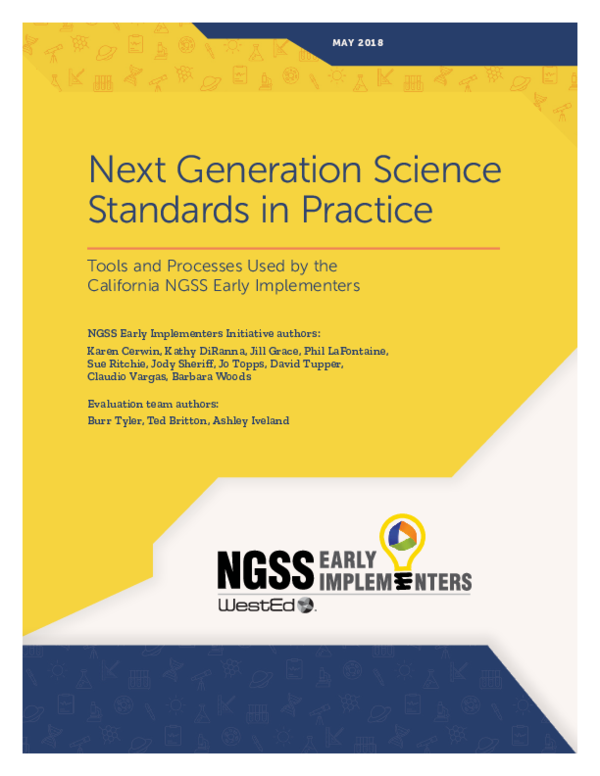 (PDF) Next Generation Science Standards in Practice: Tools and ...