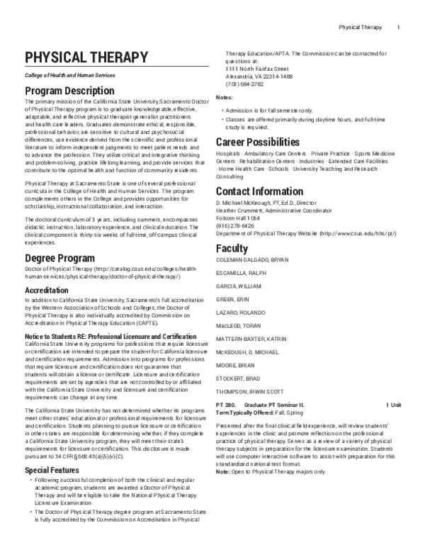 (PDF) Physical Therapy