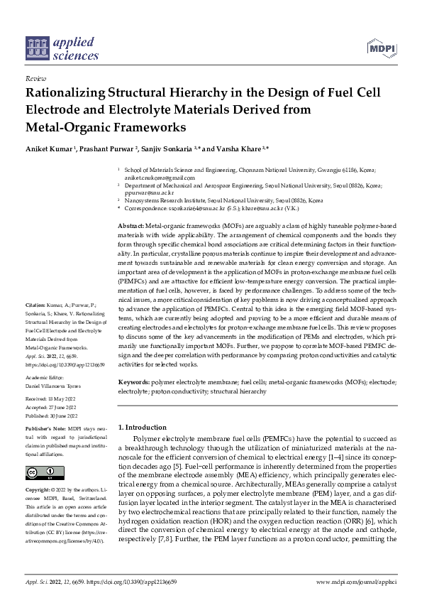 (PDF) Rationalizing Structural Hierarchy in the Design of Fuel Cell ...