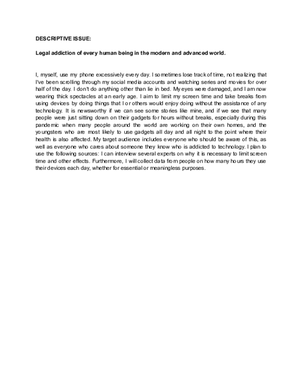 (PDF) Sample Journalism Pitch