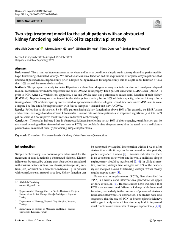 (PDF) Two-step treatment model for the adult patients with an ...