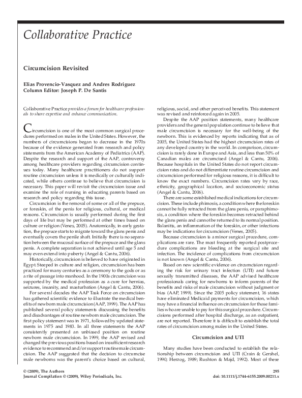 (PDF) Circumcision Revisited