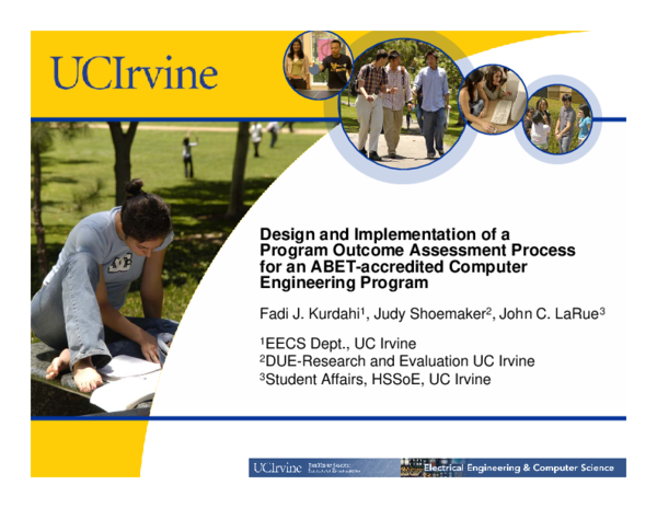 (PDF) Design And Implementation Of A Program Outcome Assessment Process ...