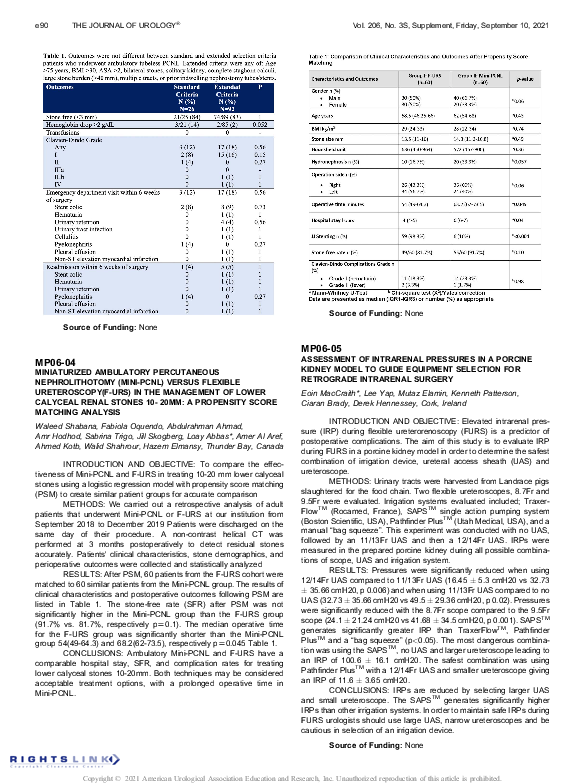 (PDF) MP06-04 Miniaturized Ambulatory Percutaneous Nephrolithotomy (Mini-PCNL) Versus Flexible ...
