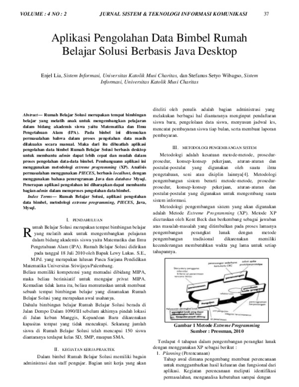 (PDF) Aplikasi Pengolahan Data Bimbel Rumah Belajar Solusi Berbasis Java Desktop