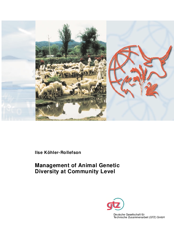 (PDF) Management of animal genetic diversity at community level