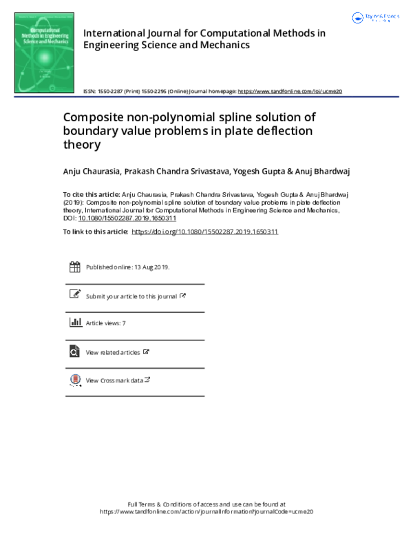 (PDF) Composite non-polynomial spline solution of boundary value ...