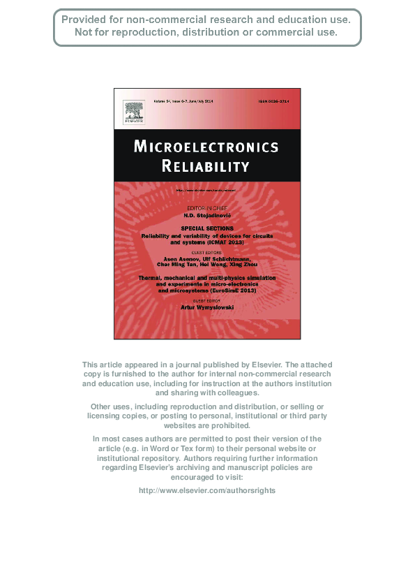 (PDF) Soft error estimation and mitigation of digital circuits by characterizing input patterns ...