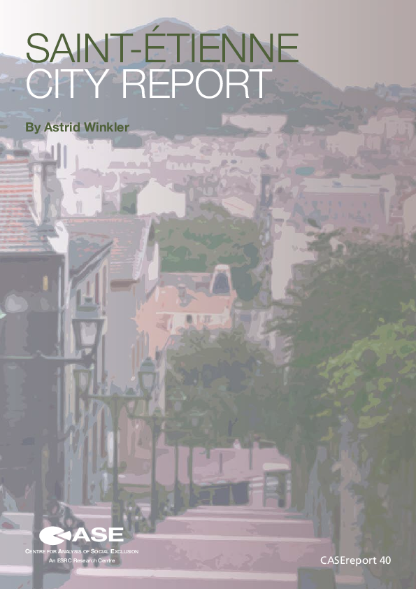 (PDF) Saint-Étienne city report