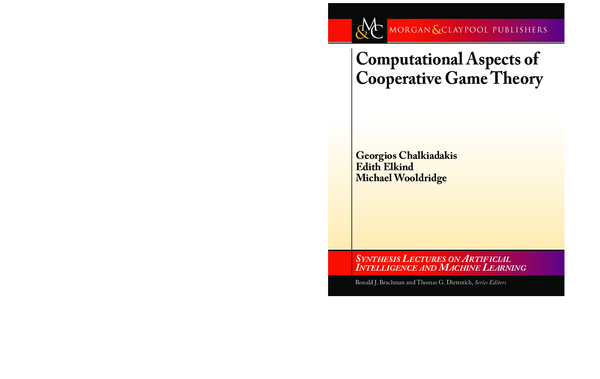 (PDF) Computational Aspects of Cooperative Game Theory