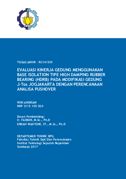 (PDF) Evaluasi Kinerja Gedung Menggunakan Base Isolation Tipe High ...