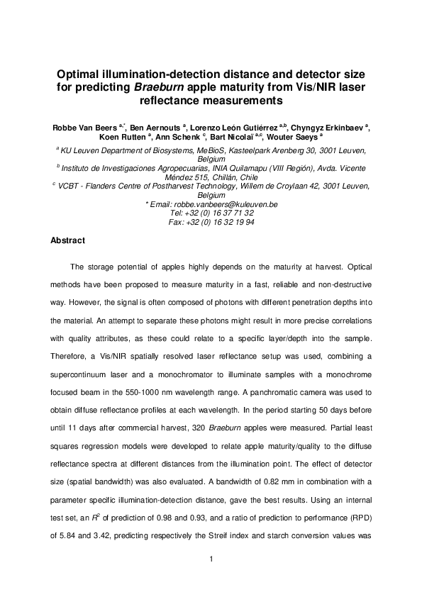 (PDF) Optimal Illumination-Detection Distance and Detector Size for ...