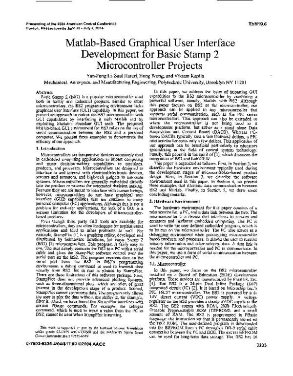 (PDF) MATLAB-based Graphical User Interface Development for Centralized Failure Detection System ...