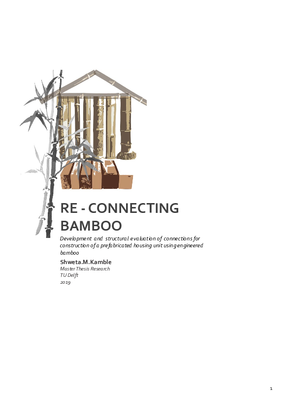 (PDF) Re connecting bamboo: Development and structural evaluation of ...