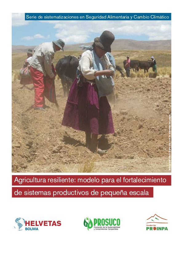 (PDF) Agricultura resiliente: modelo para el fortalecimiento de ...