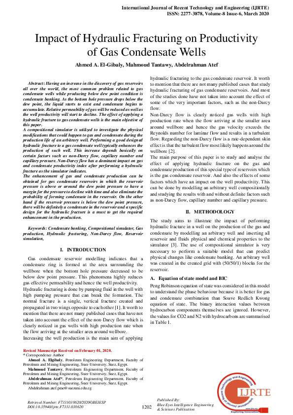 (PDF) Impact of Hydraulic Fracturing on Productivity of Gas Condensate ...