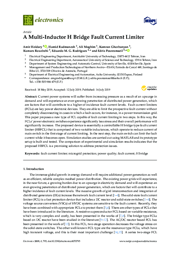 (PDF) A Multi-Inductor H Bridge Fault Current Limiter | Ali moghim - Academia.edu