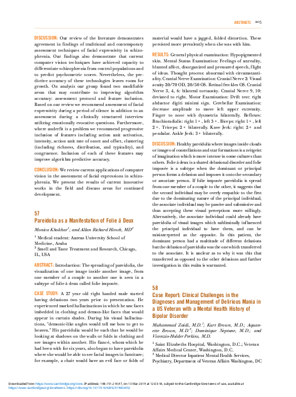 (PDF) 58 Case Report: Clinical Challenges in the Diagnoses and ...