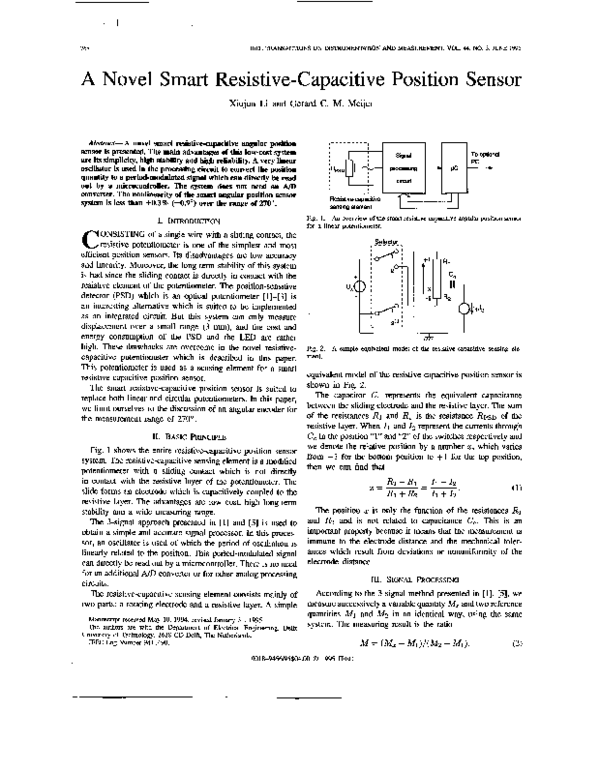 (PDF) A novel smart resistive-capacitive position sensor | Xiujun Li ...