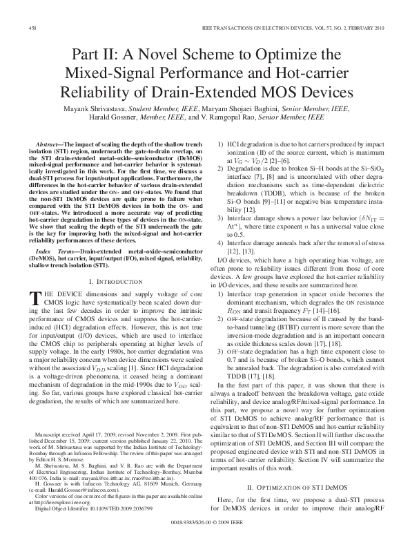 (PDF) Part II: A Novel Scheme to Optimize the Mixed-Signal Performance ...