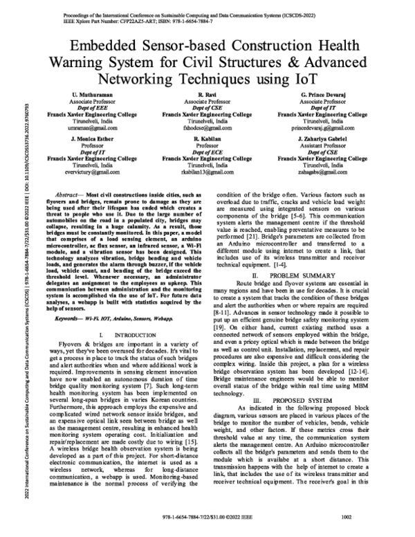 (PDF) Embedded sensor-based construction health warning system for civil structures& advanced ...