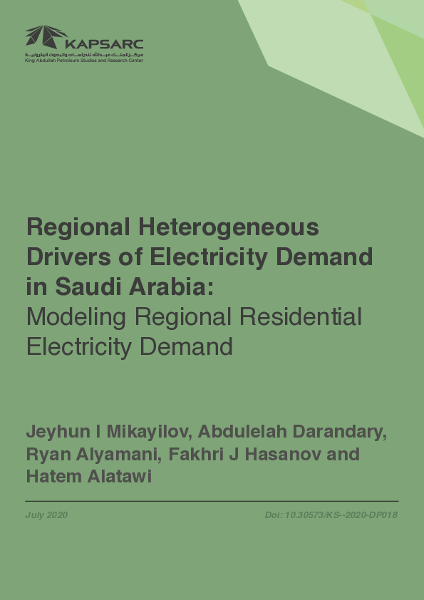 (PDF) Regional heterogeneous drivers of electricity demand in Saudi ...
