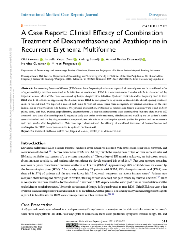 (PDF) A Case Report: Clinical Efficacy of Combination Treatment of ...