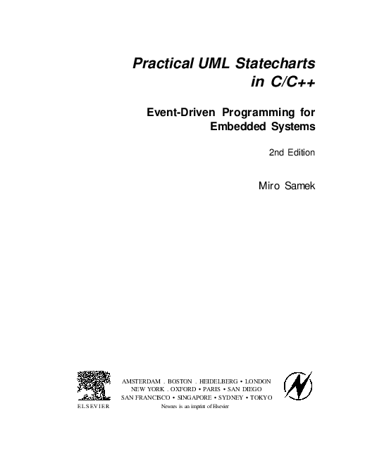 Pdf Practical Uml Statecharts In C C