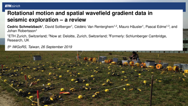 (PDF) Rotational motion and spatial wavefield gradient data in seismic exploraiton - a review