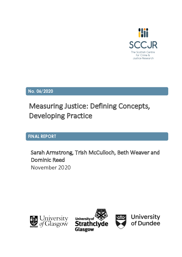 (PDF) Measuring justice : defining concepts, developing practice | Beth ...
