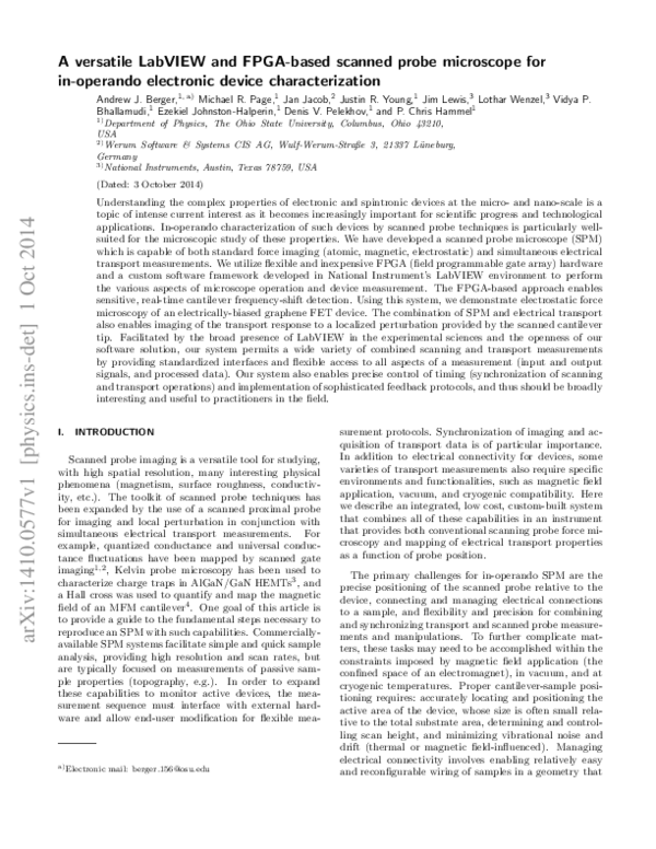(PDF) A versatile LabVIEW and field-programmable gate array-based ...