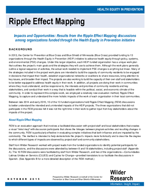 (PDF) Ripple effect mapping