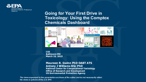 (PDF) Going for Your First Drive in Toxicology: Using the Comptox ...