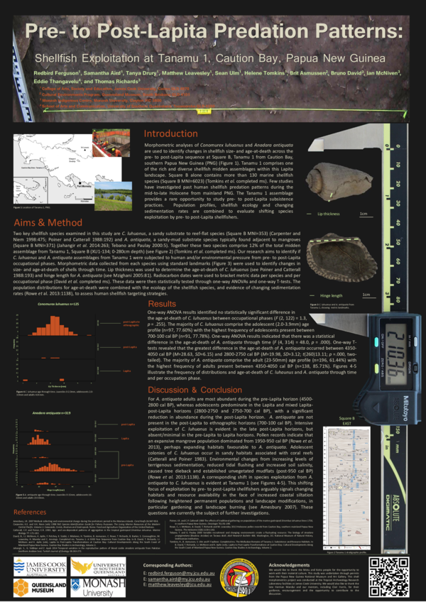 (PDF) Pre- to Post-Lapita Predation Patterns: Shellfish Exploitation at ...