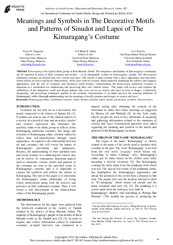 (PDF) Meanings and Symbols in The Decorative Motifs and Patterns of ...