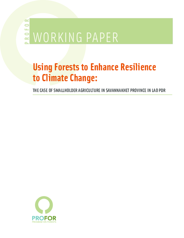 (PDF) Using Forests to Enhance Resilience to Climate Change: Case Study ...