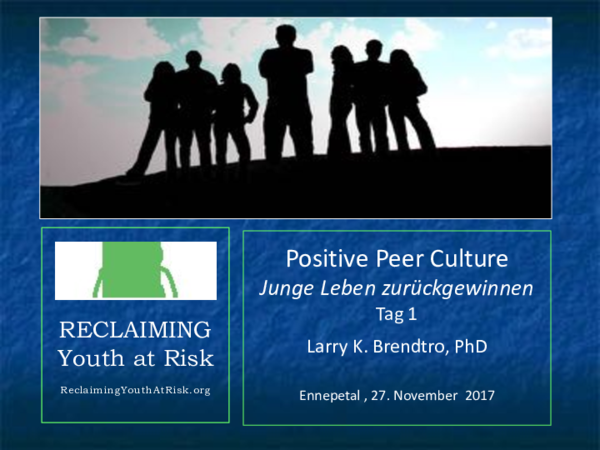 (PDF) Positive Peer Culture | Christoph Steinebach - Academia.edu
