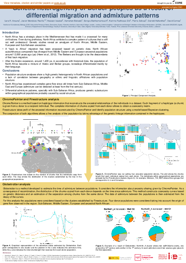 (PDF) Genetic heterogeneity of Berber peoples as a result of ...