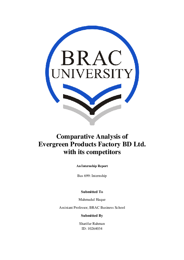 (PDF) Comparative analysis of Evergreen Products Factory BD Ltd. with ...