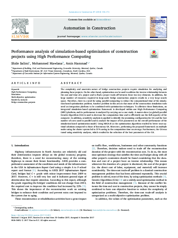 Pdf Performance Analysis Of Simulation Based Optimization Of 1925