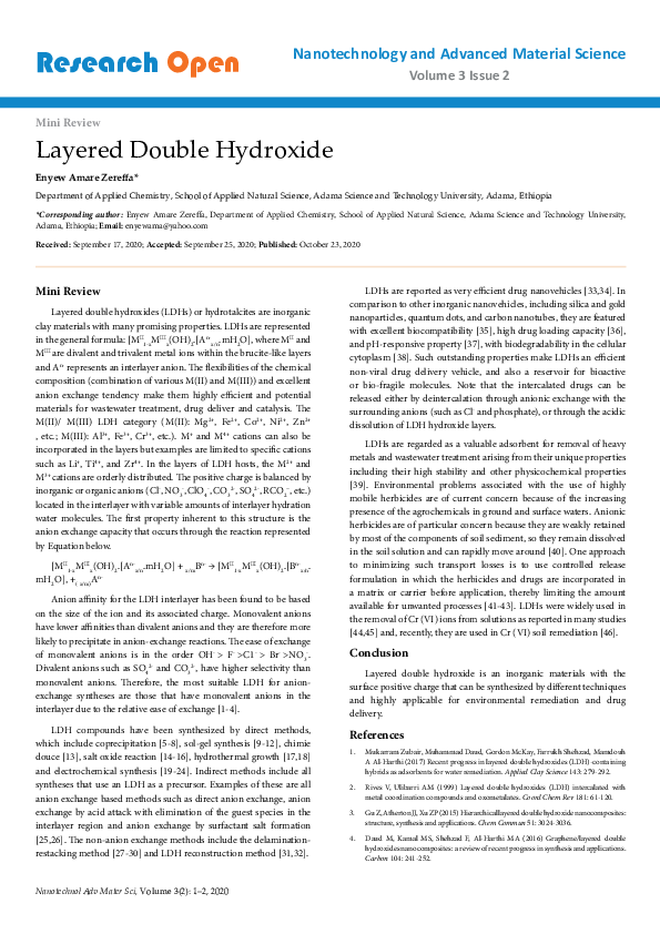(PDF) Layered Double Hydroxide