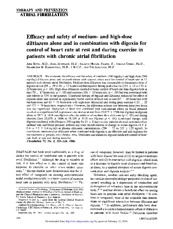 (PDF) patients with chronic atrial fibrillation combination with ...