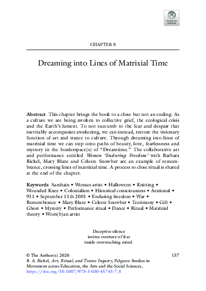 (PDF) Dreaming into Lines of Matrixial Time